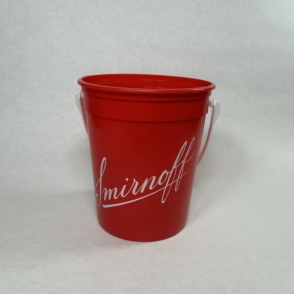 Smirnoff | Other | Smirnoff Vodka Plastic Red Bucket Punch Ice Bar Man ...